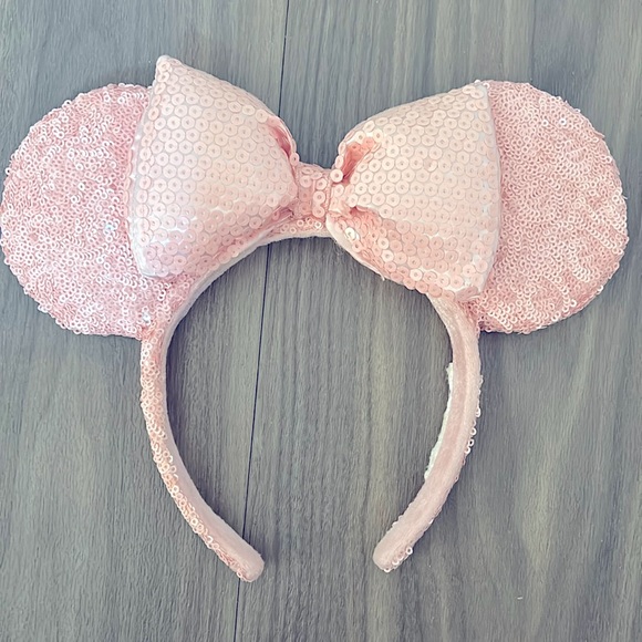 Disney | Accessories | Millennial Pink Minnie Mouse Ears | Poshmark